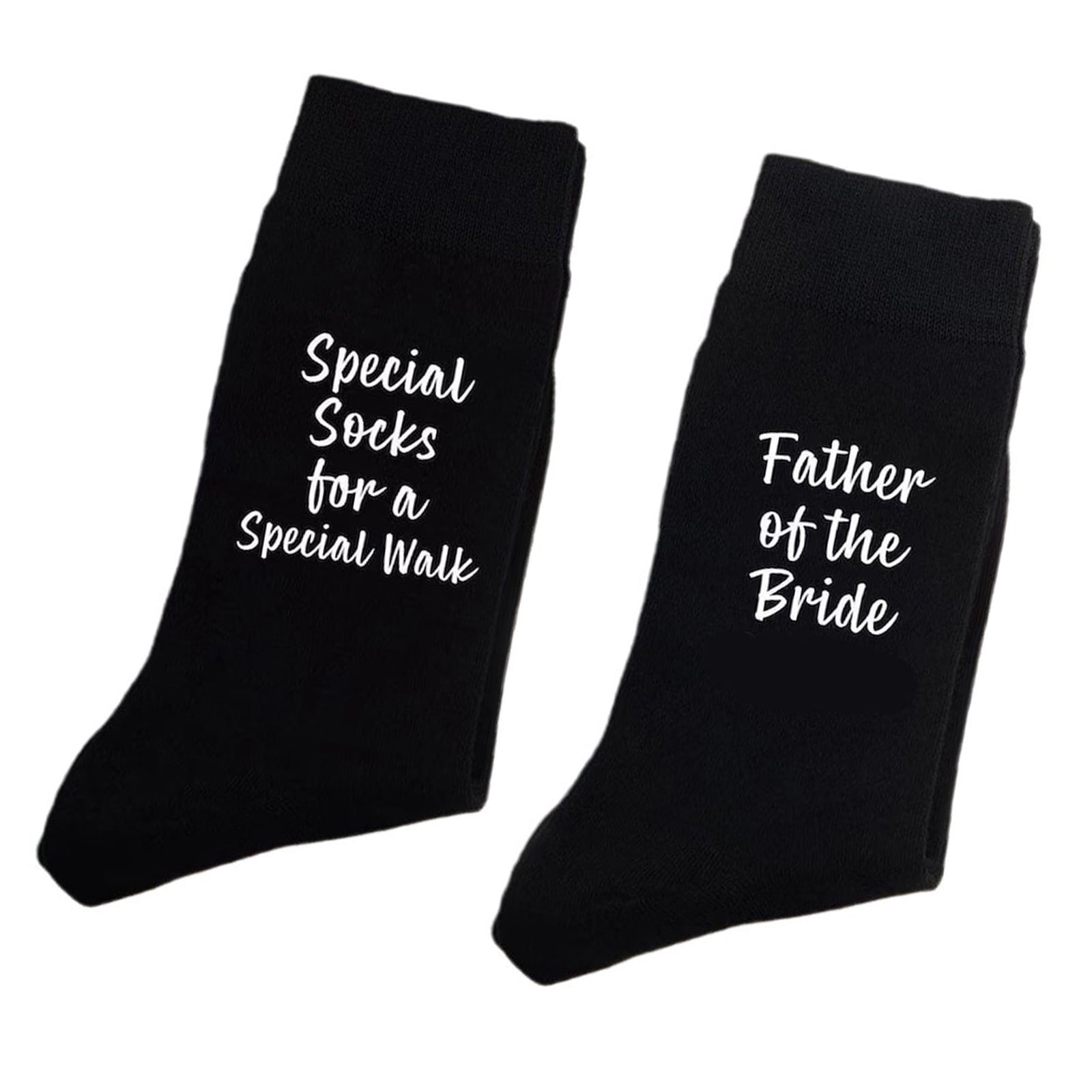 Novelty Wedding Gift Father of the Bride Black Socks Dad Funny Wedding ...