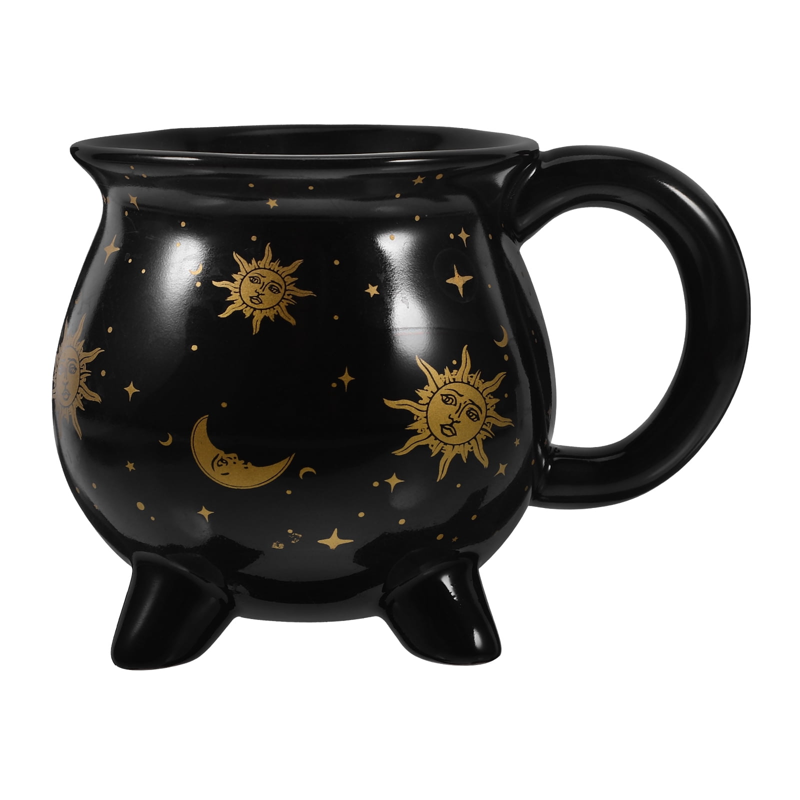 HOMEMAXS Ceramic Cauldron Mug 2pcs Halloween Witch Coffee Cup Novelty ...