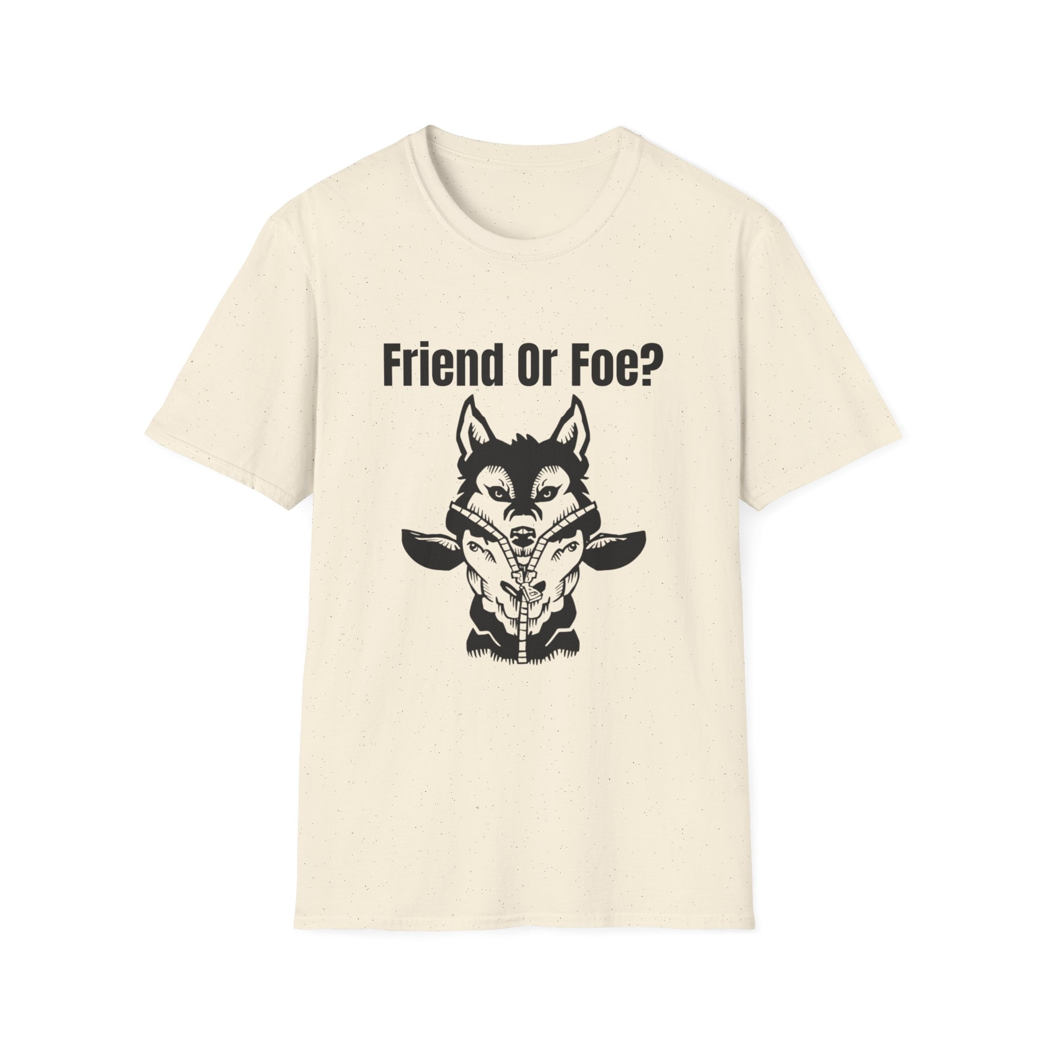 Novelty Wolf Zipper Sheep Costume Graphic Tee - Walmart.com