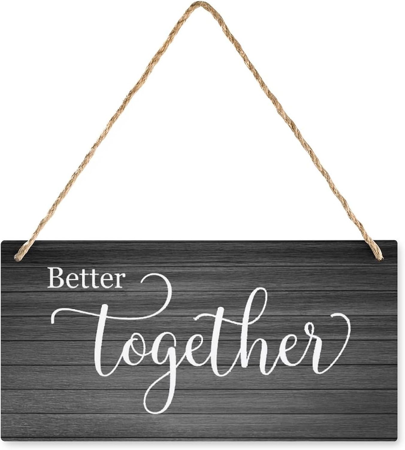 Novelty Wood Hanging Decor Sign Better Together Wood Signs With Quotes ...