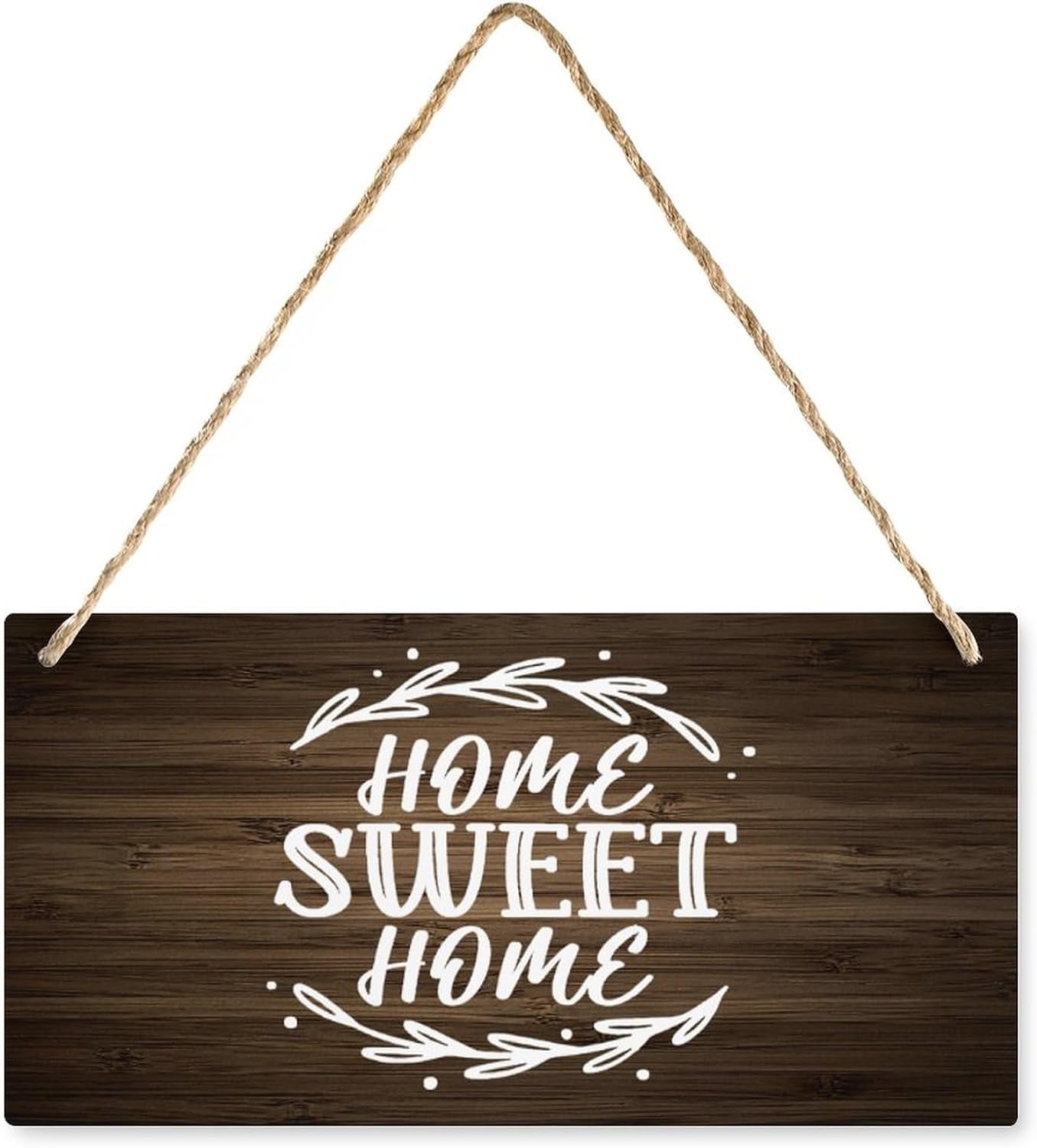 Novelty Wood Hanging Decor Sign Home Sweet Home Wall Sign With ...