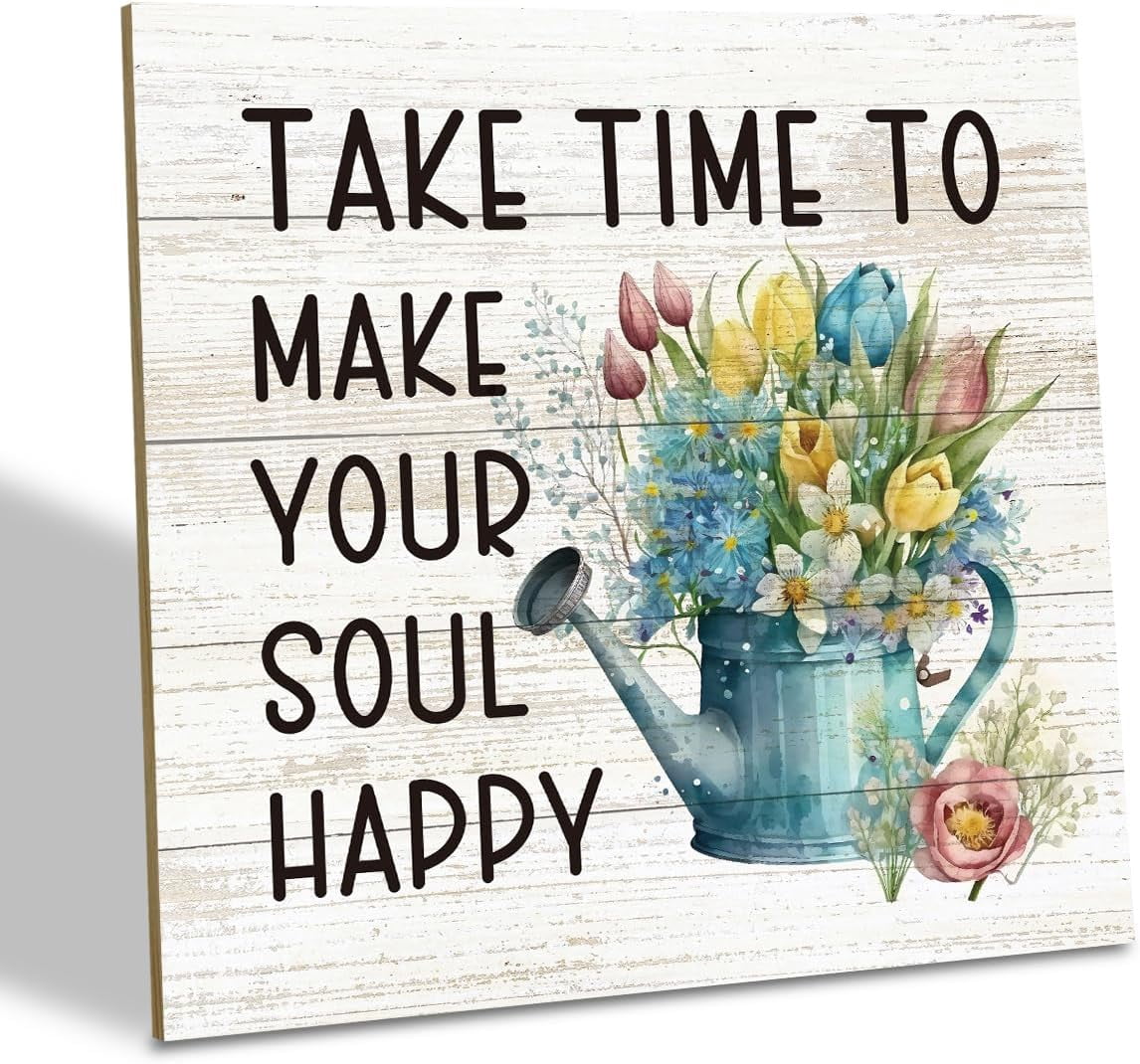 Novelty Wood Sign Inspirational Wood Sign Wood Plaque Table Art Sign ...