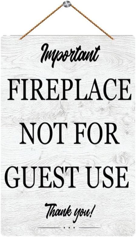 Novelty Wooden Hanging Wall Art Positive Quotes Important Fireplace Not ...