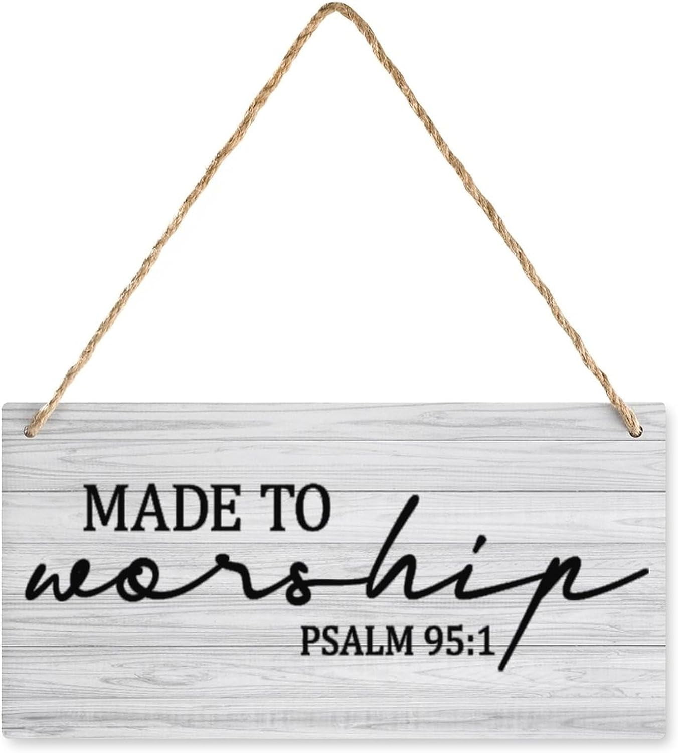 Novelty Wooden Plaque Made To Worship Wooden Sign, Rustic Home Decor ...