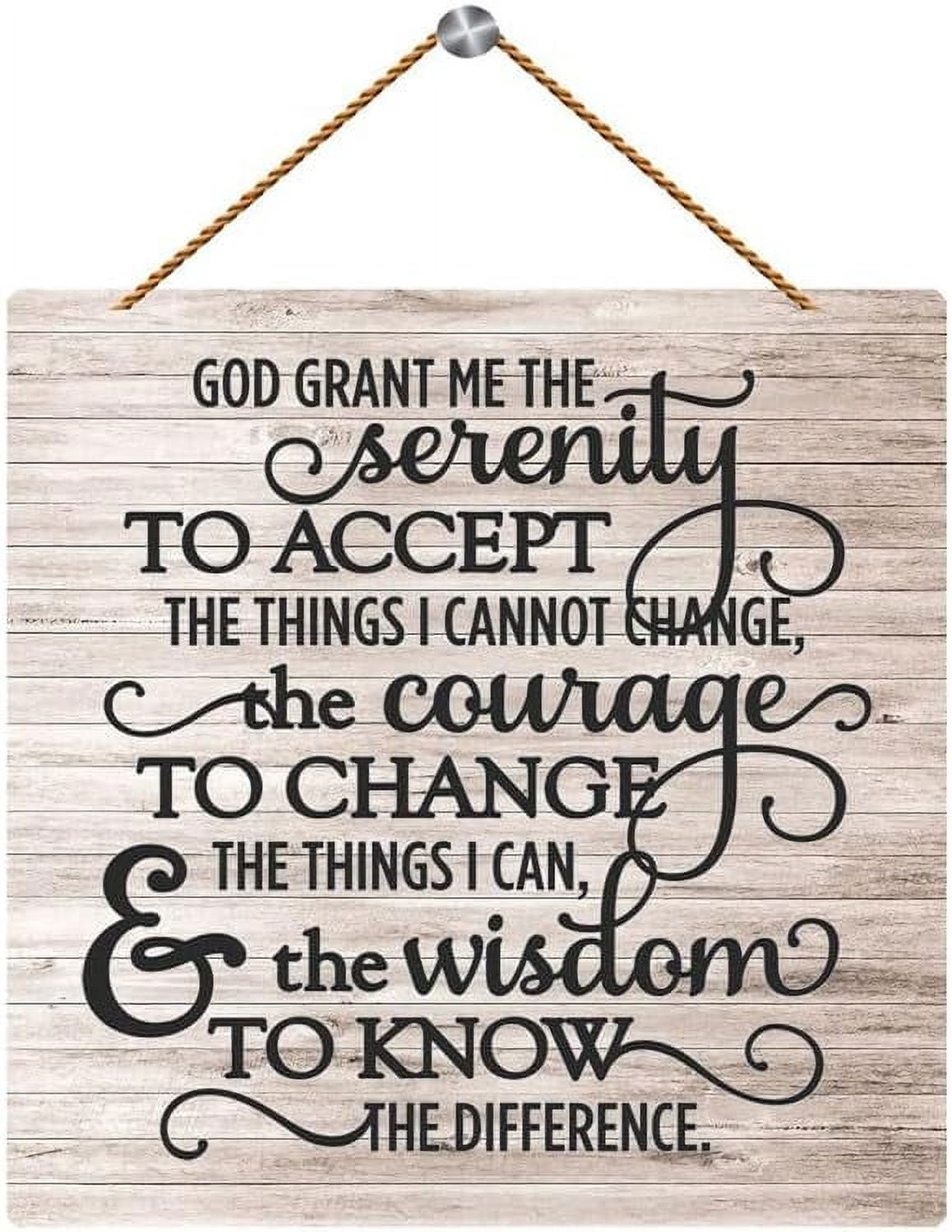 Novelty Wooden Signs With Sayings God Grant Me The Patience Serenity ...
