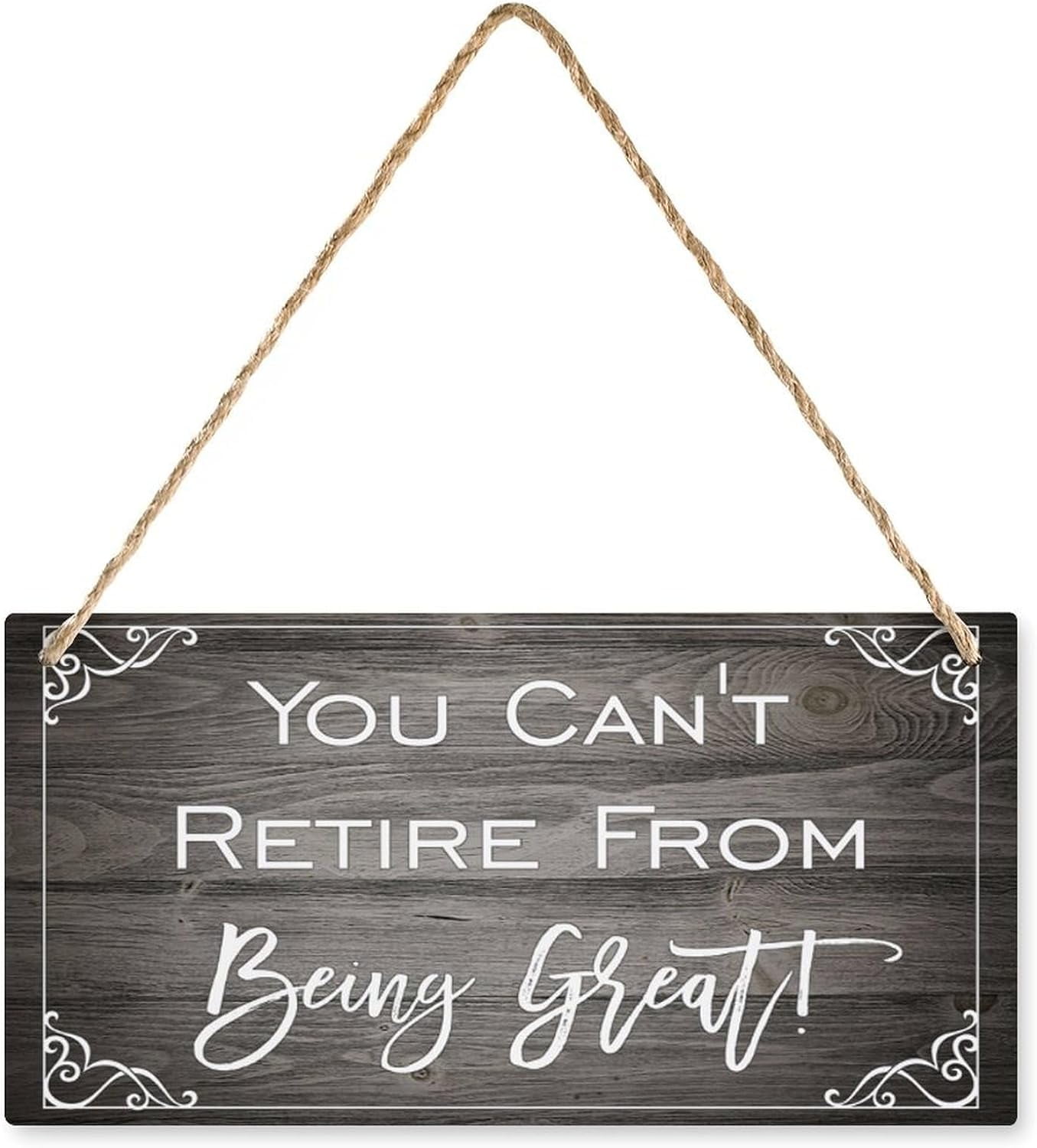 Novelty Wooden Wall Sign You Can't Retire From Being Great Rustic Signs ...