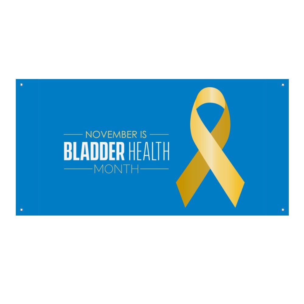 November Is Bladder Health Awareness Month Banners Flag Hanging Backdrop Sign Wall Decoration ...
