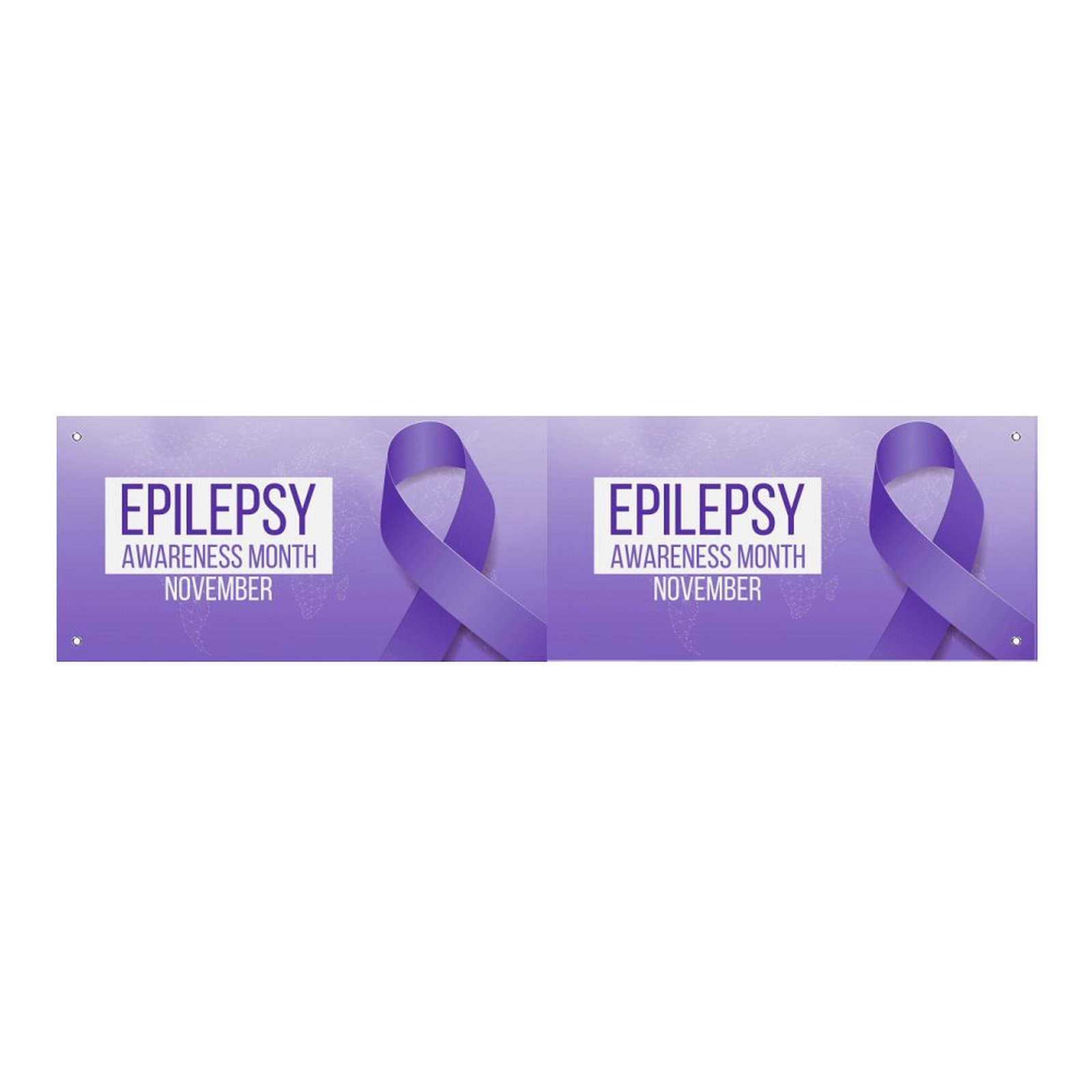 November Is National Epilepsy Awareness Month Banners Flag Hanging ...