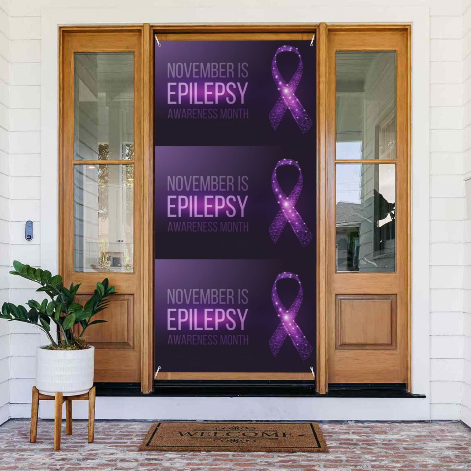November Is National Epilepsy Awareness Month Door Cover Decoration ...