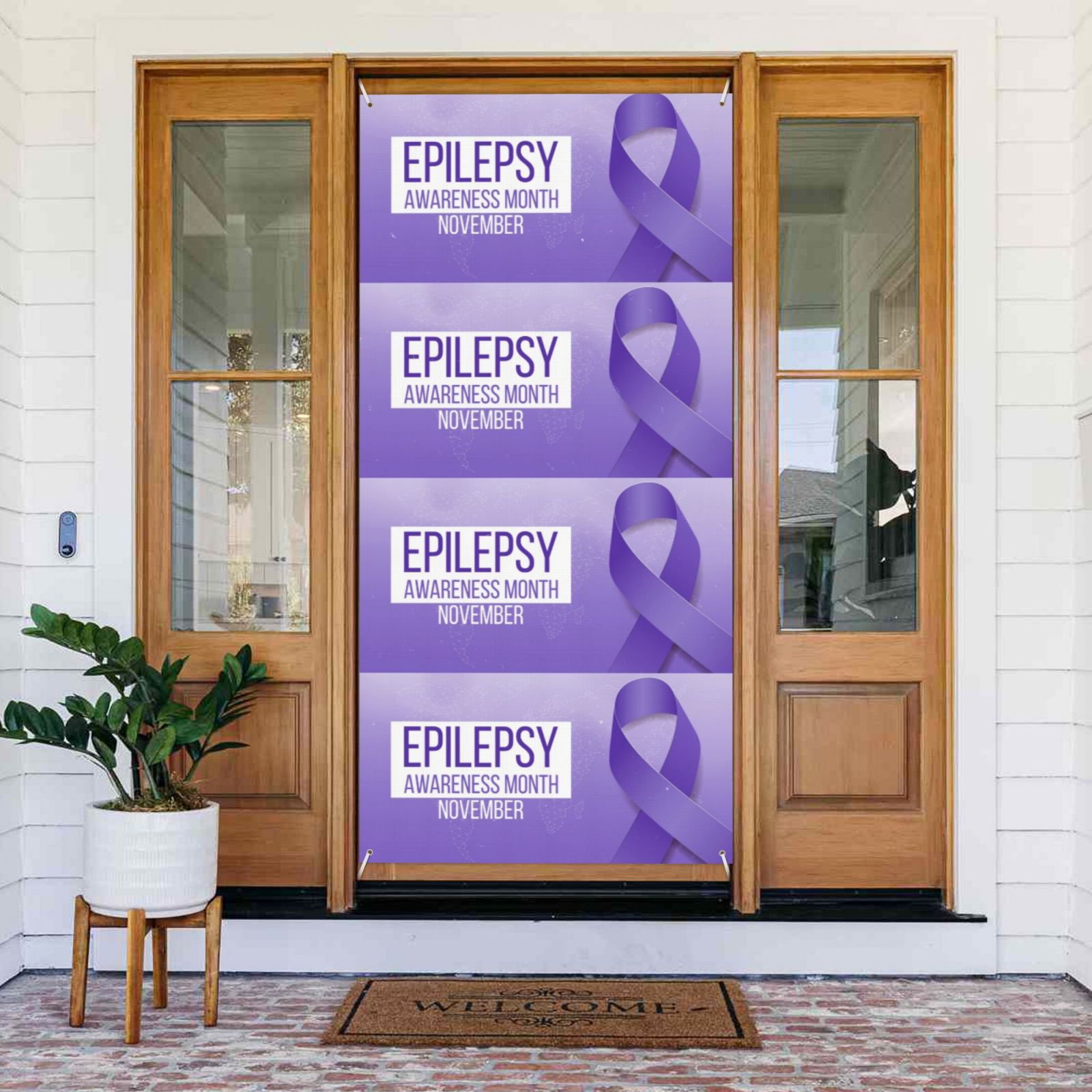 November Is National Epilepsy Awareness Month Door Cover Decoration ...