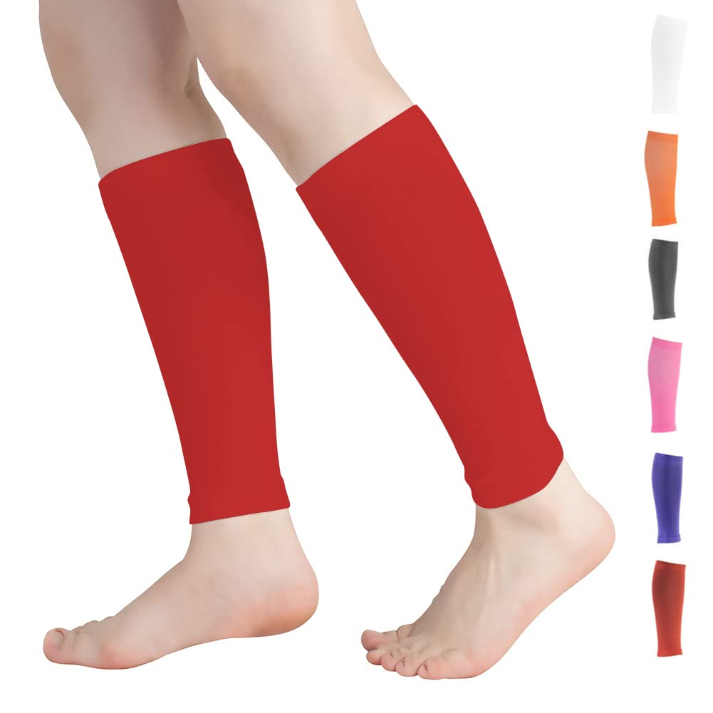 Novetec Calf Compression Sleeves for Men & Women (20-30mmhg) - Leg ...