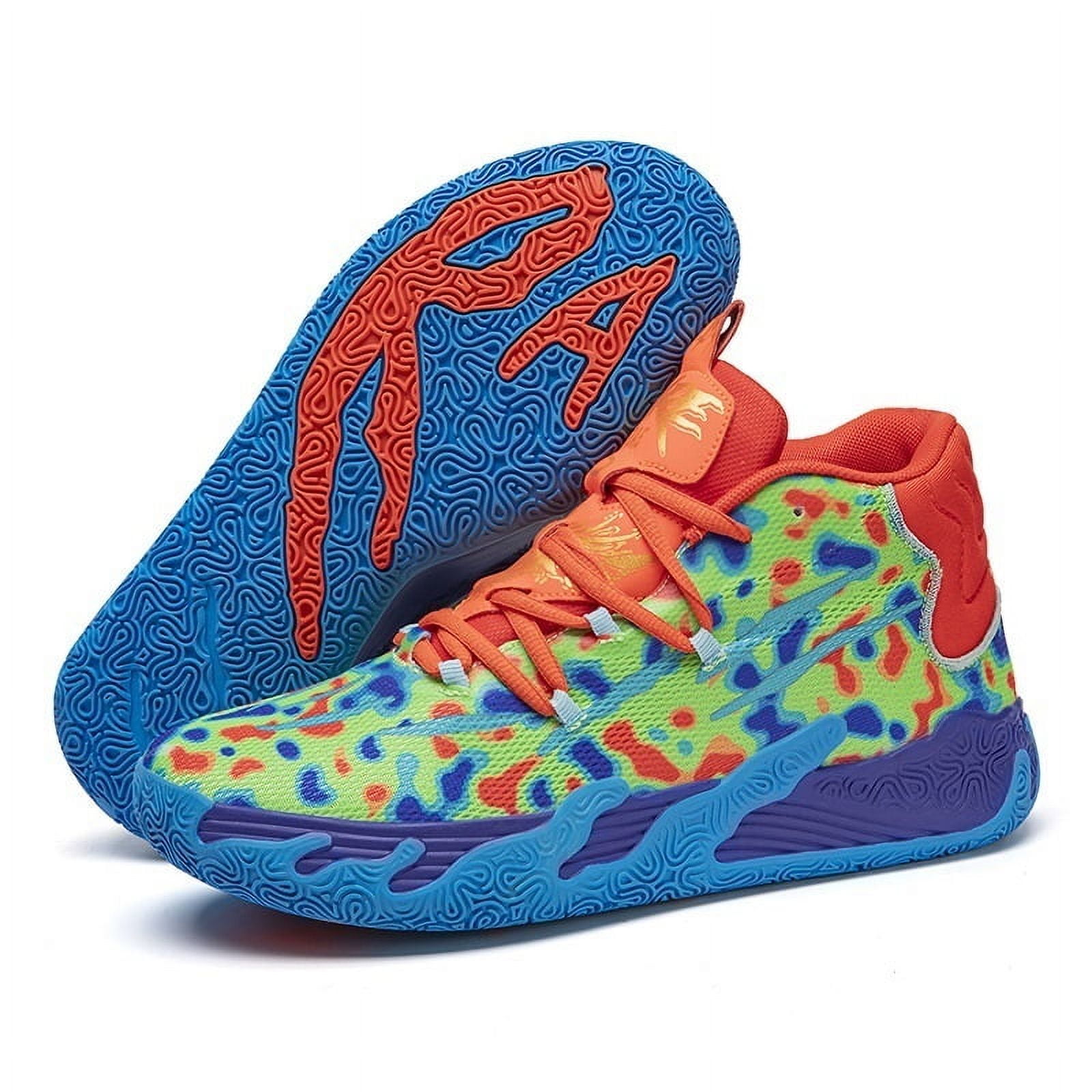 Novetra Unisex Basketball Sneakers Breathable Athletic Shoes with Multi ...