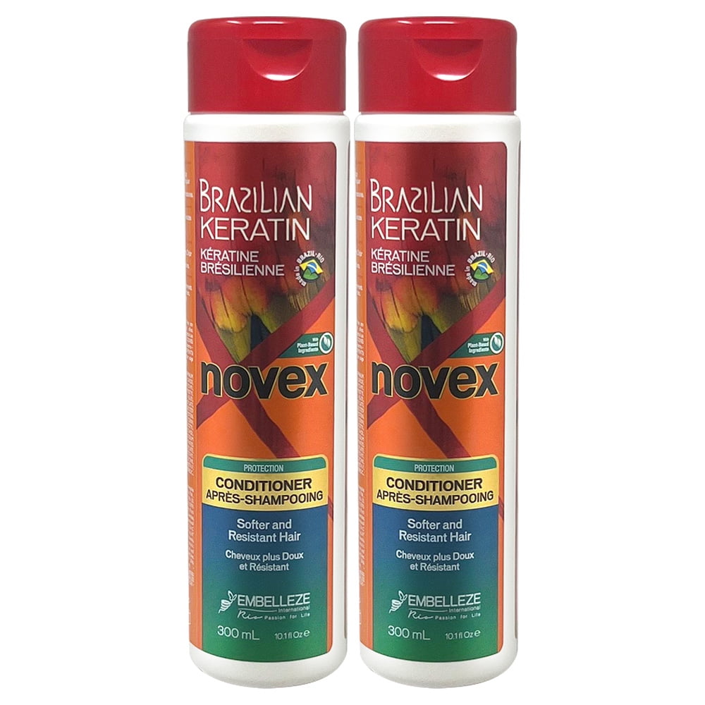 Novex Brazilian Keratin Conditioner 10.1oz (Pack of 2) - Walmart.com