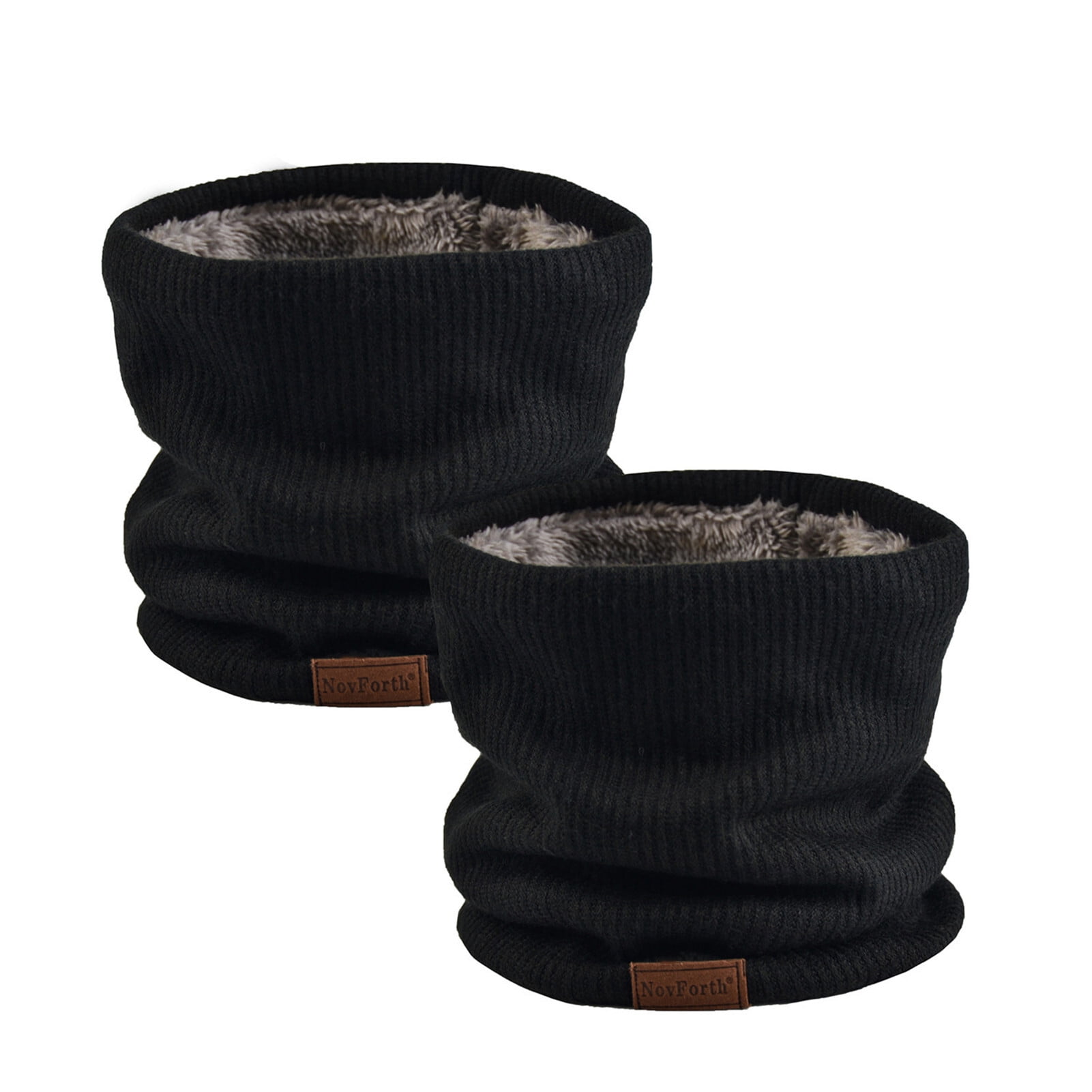 NovForth Winter Neck Warmer Men Scarf, Fleece Lining, Double Layer ...