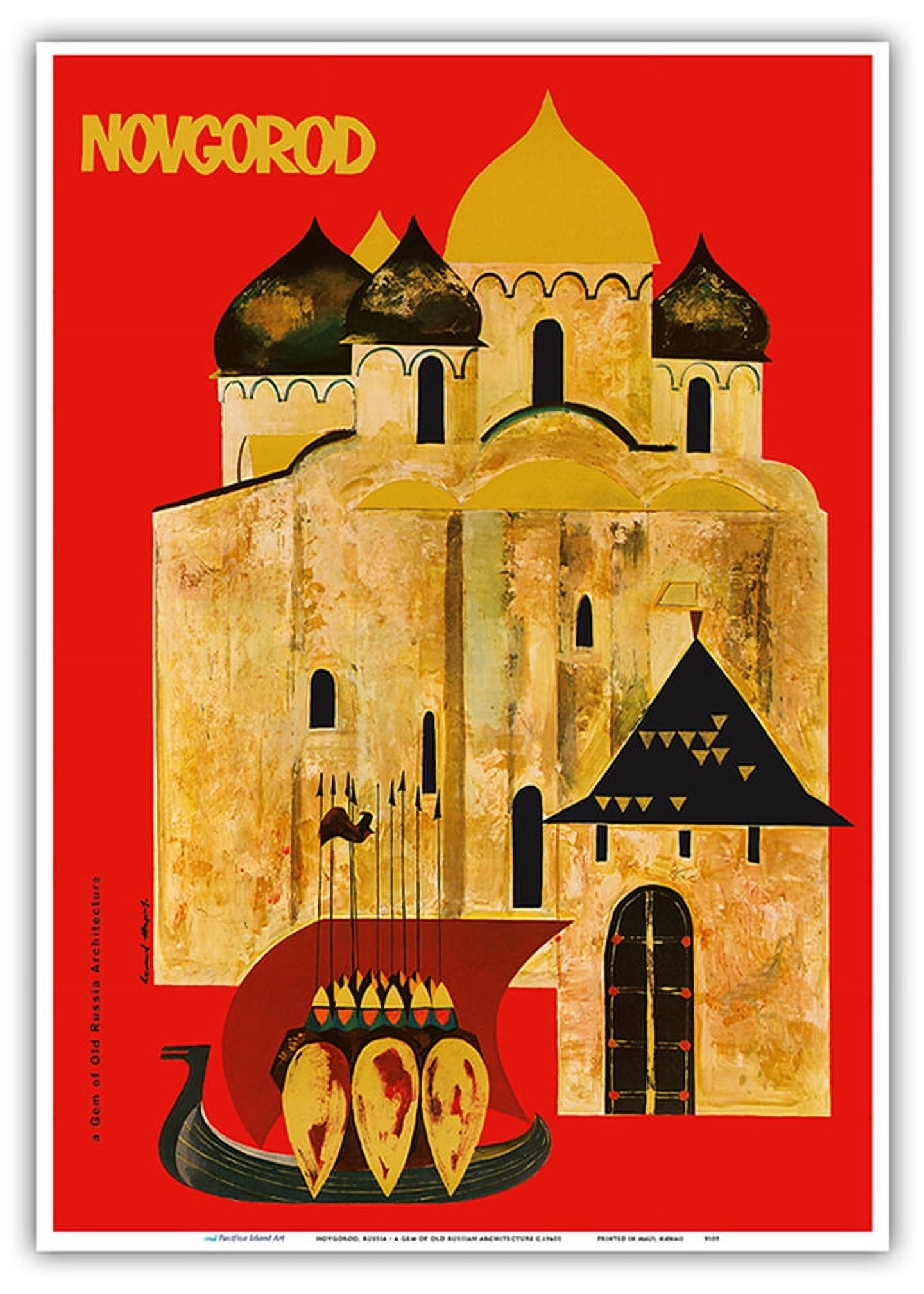 Novgorod Russia - A Gem of Old Russian Architecture - Vintage Travel ...