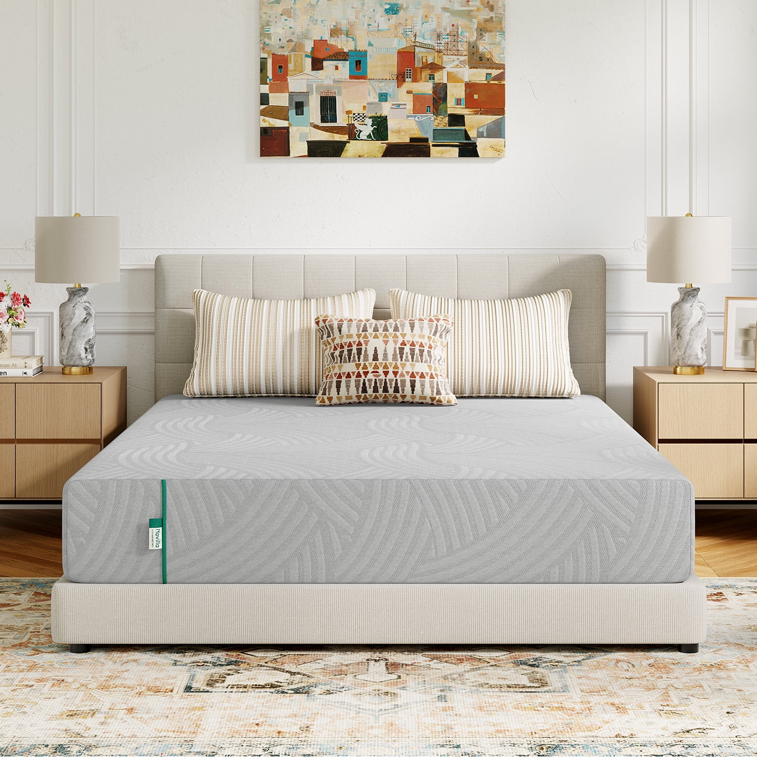 Novilla Atease 10" Medium Memory Foam Mattress,Adult,Full - Walmart.com