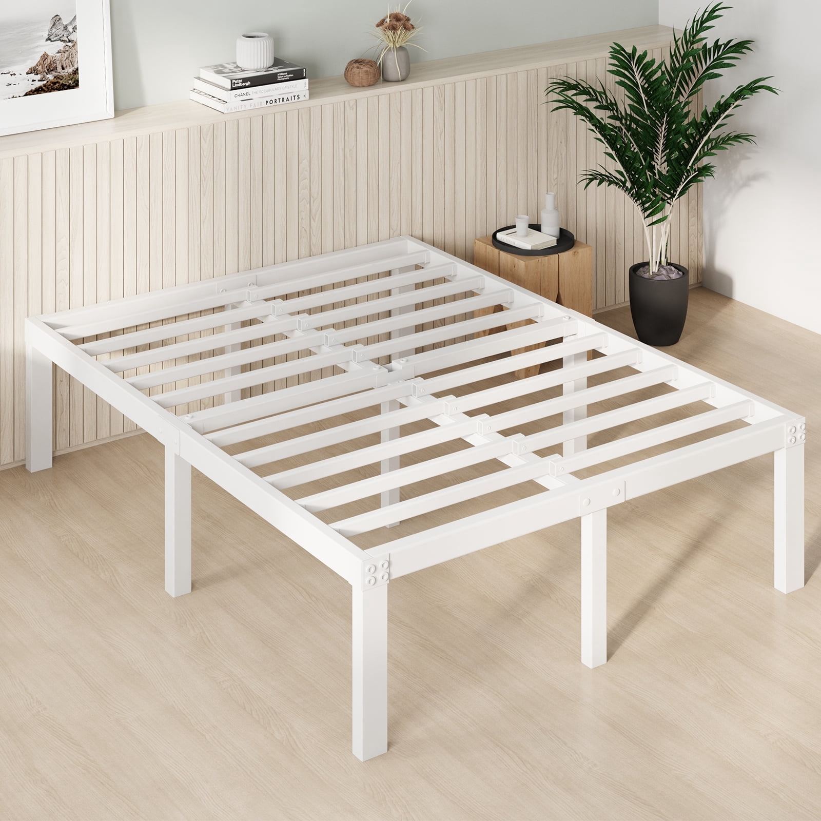 Novilla King Size Bed Frame, 12 Inch Metal Platform Bed Frame King Size ...