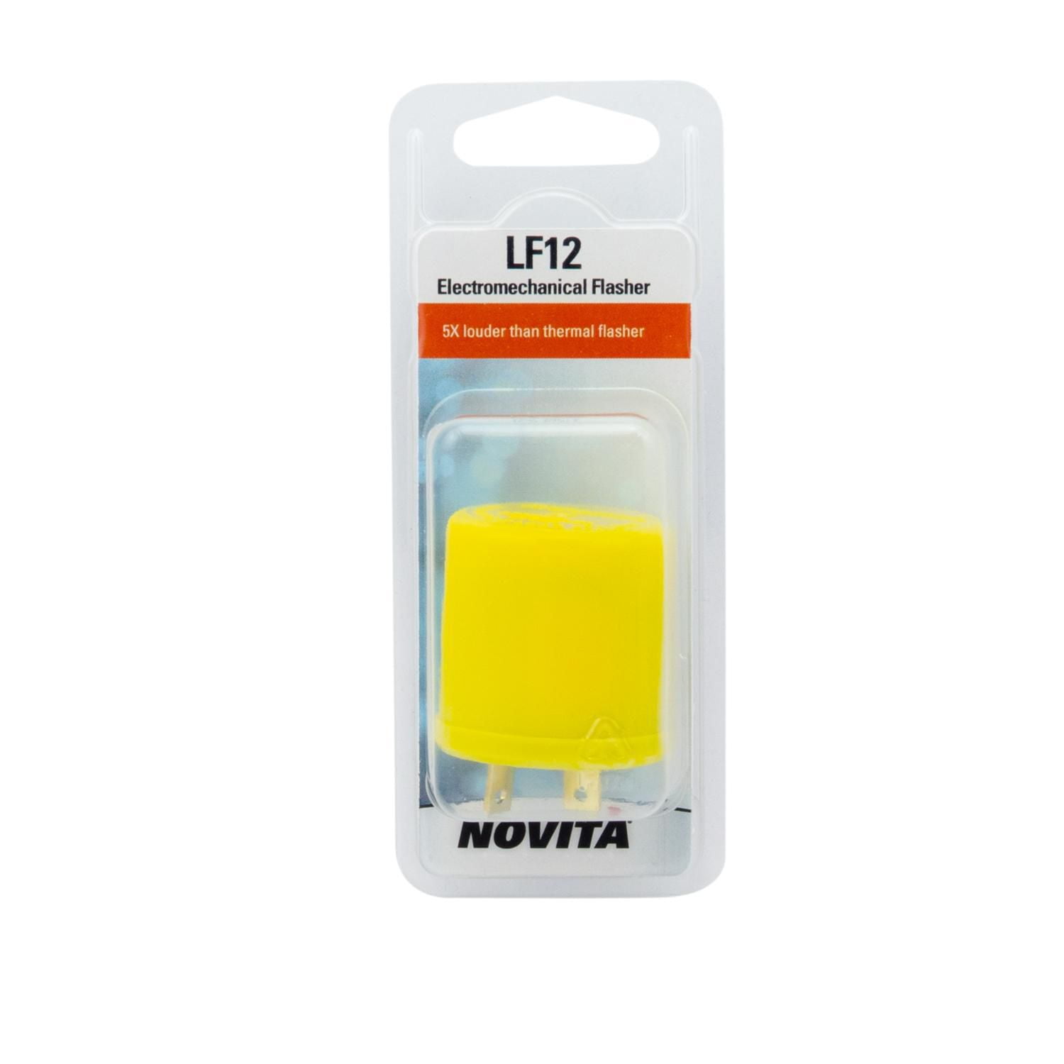 Novita 2 Terminal, 12-Volt Loud Hazard Warning and Turn Signal Flasher ...