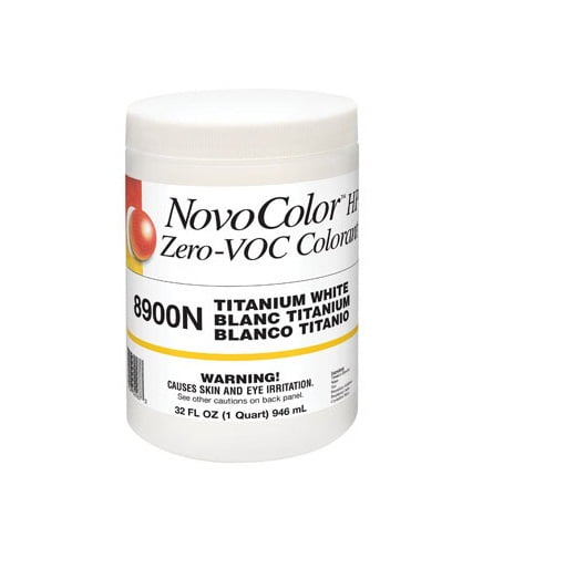 NovoColor II 076.08900NP.005 Hp Zero Voc Colorant, 1 Quart, White KX ...