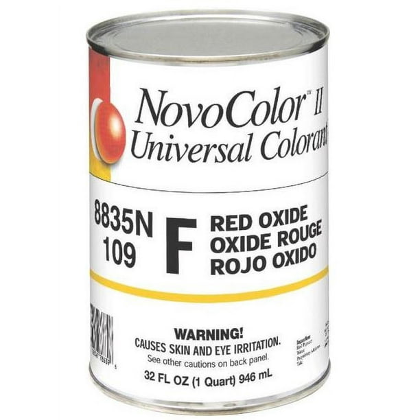 NovoColor II 8835N Universal Colorant, F Red Oxide, Quart, Each ...