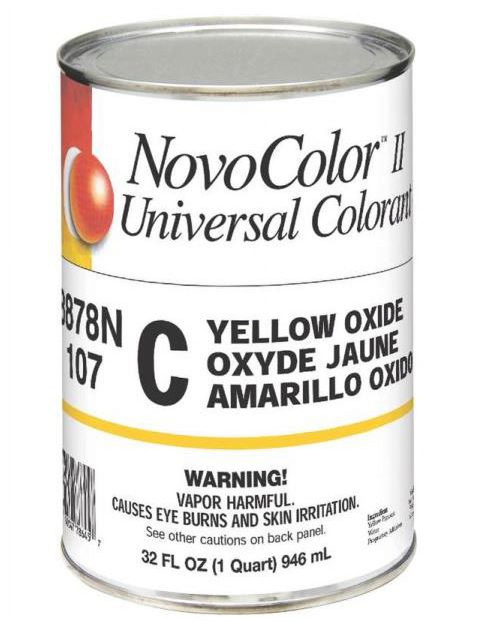 NovoColor ll 8878N Universal Colorant, C Yellow Oxide, Quart, Each ...