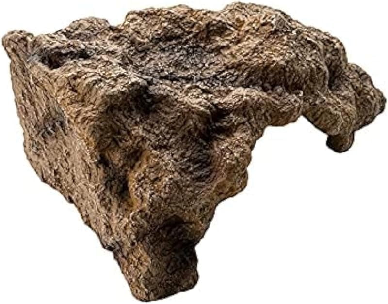 lkjhf Reptile Simulation Rock Hideouts Cave Amphibian Hides Resin ...