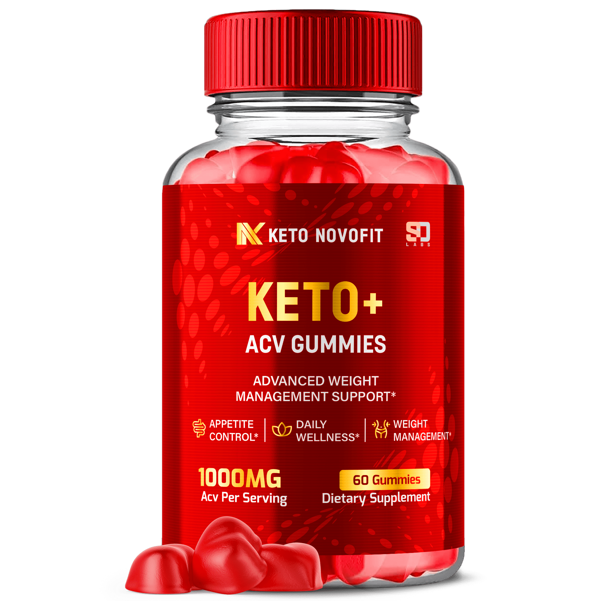 S.O LABS Novofit Keto ACV Gummies, Advanced Weight Management, Vegan ...
