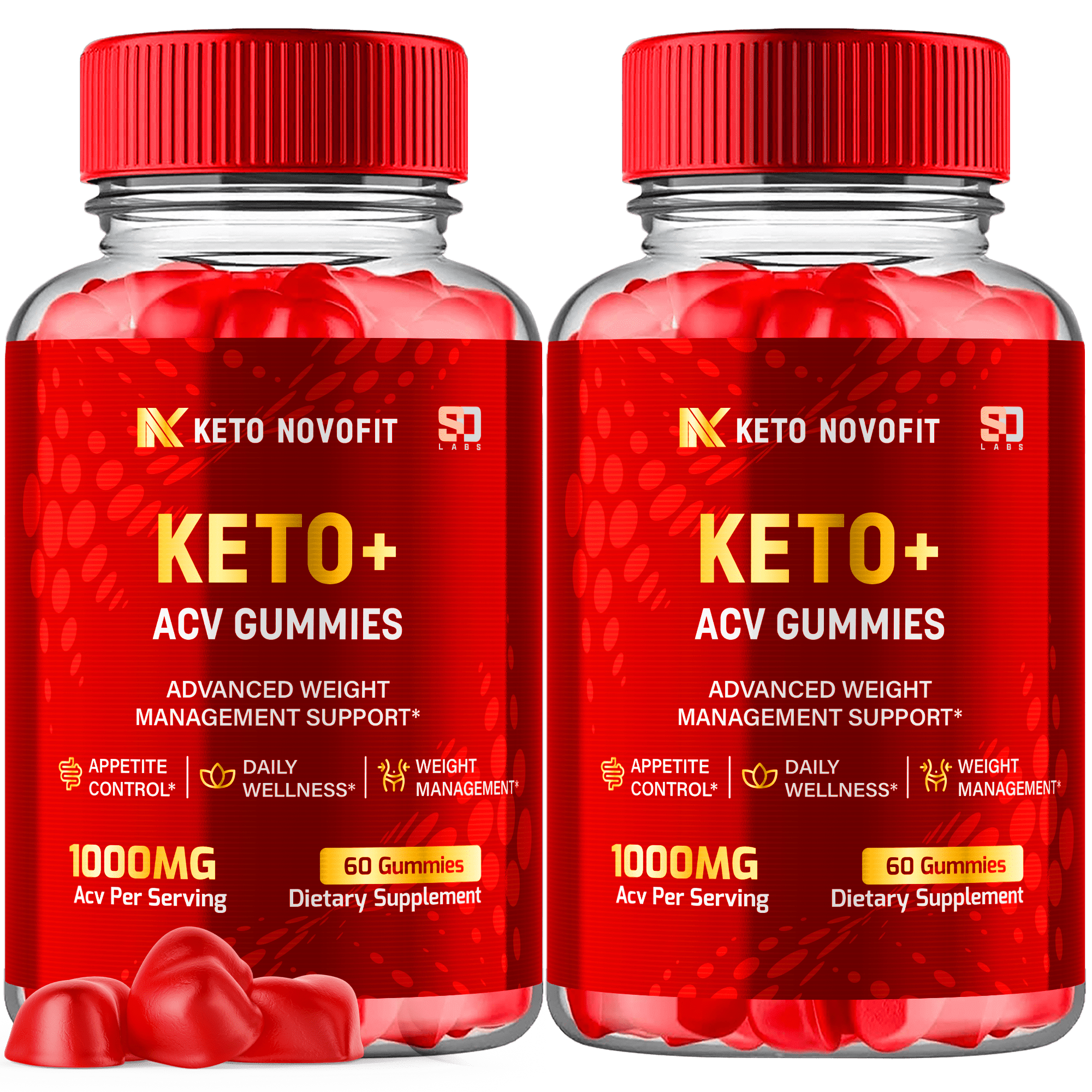 S.O LABS Novofit Keto ACV Gummies, Advanced Weight Management, Vitamin ...