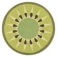 Novogratz Kiwi Hand Hooked Kitchen Mat, 3' Round - Walmart.com