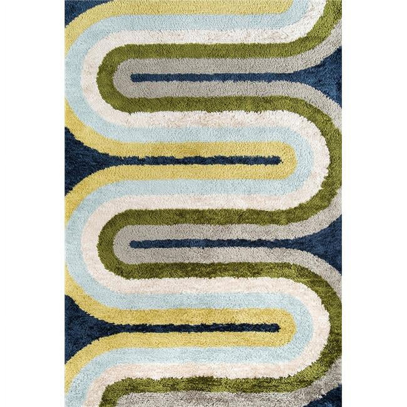 Novogratz Retro Collection Retro Wave Shag Area Rug - Multicolor - 7 ft ...