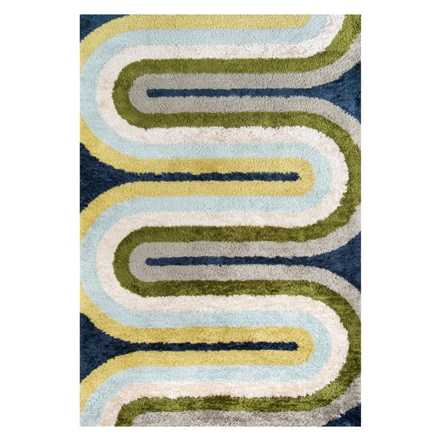 Novogratz Retro Wave Multi Rug, MULTI - Walmart.com