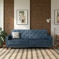 Novogratz Vintage Tufted Split Back Futon, Blue Velvet - Walmart.com