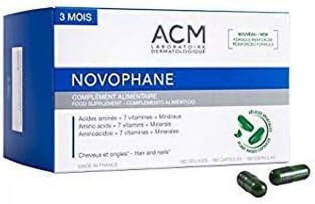 Novophane 180 Caps 3 Month Supply ACM Hair Loss Alopecia Hair and Nails ...