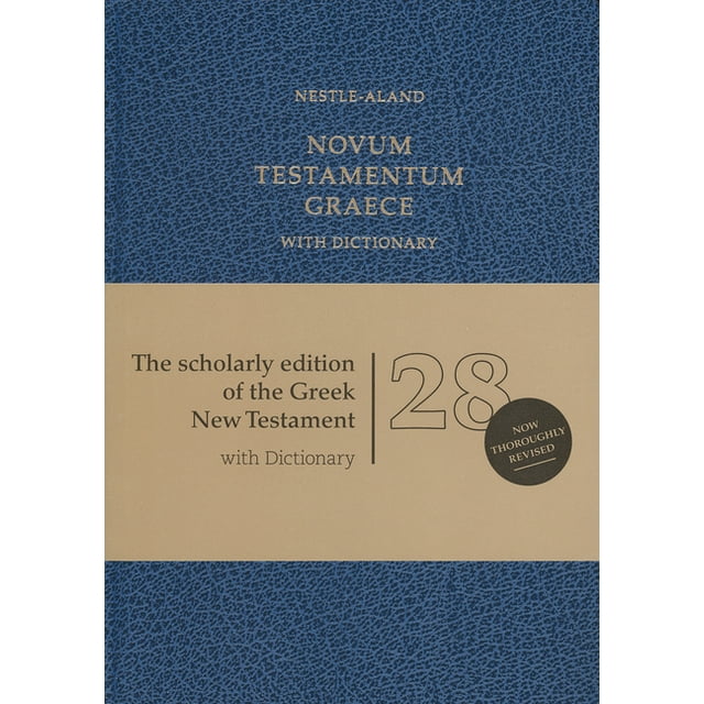 Novum Testamentum Graece (NA28) with Dictionary (Imitation Leather ...