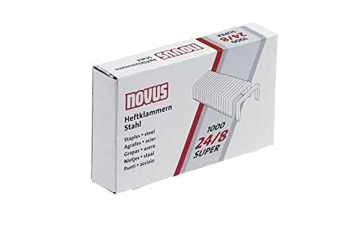 Novus 24/8 Super Staples (Box of 1000) - Walmart.com