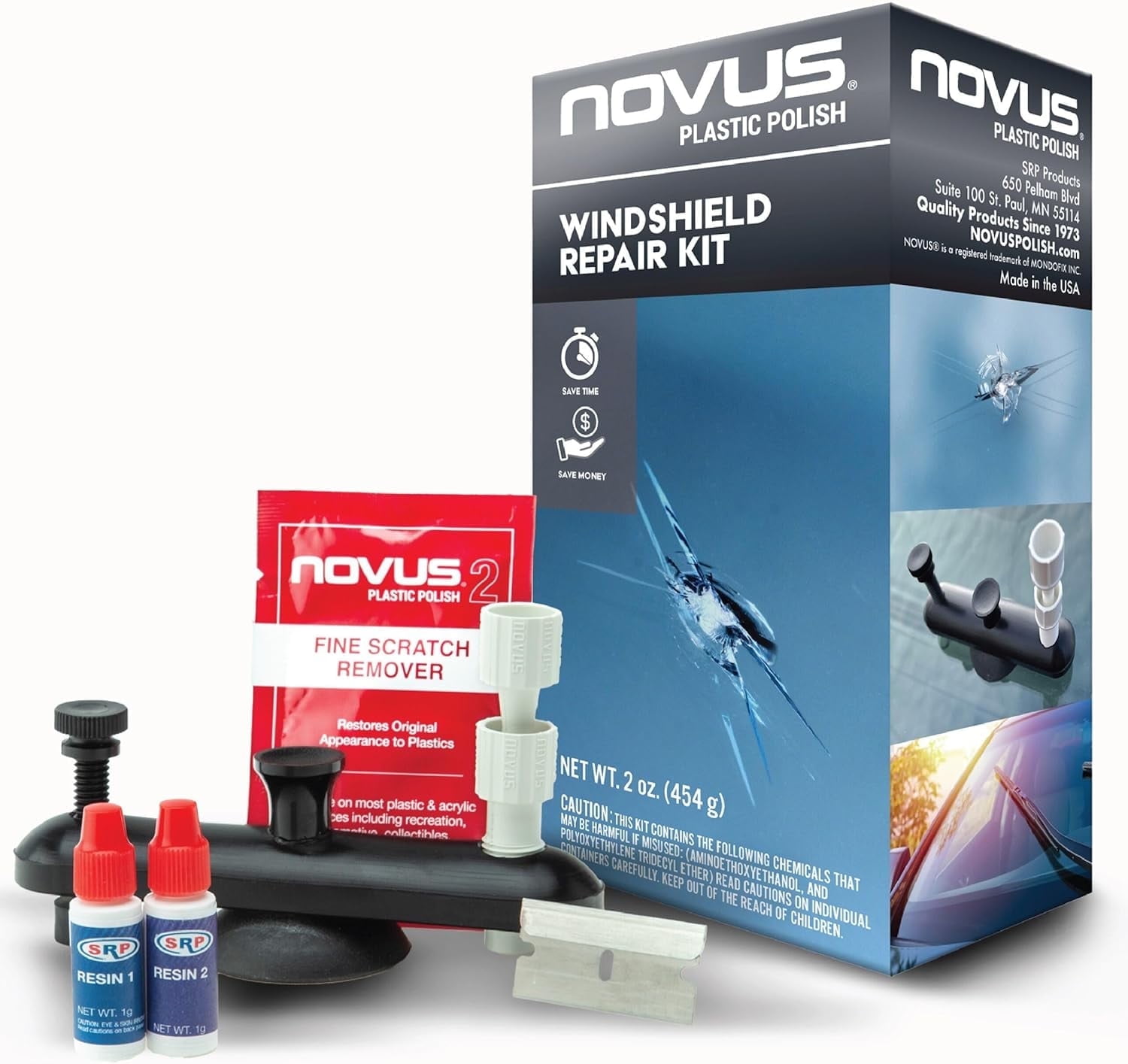 Novus Plastic Polish | DIY Chip Repair Kit | One SRP DIY Bridge, One ...