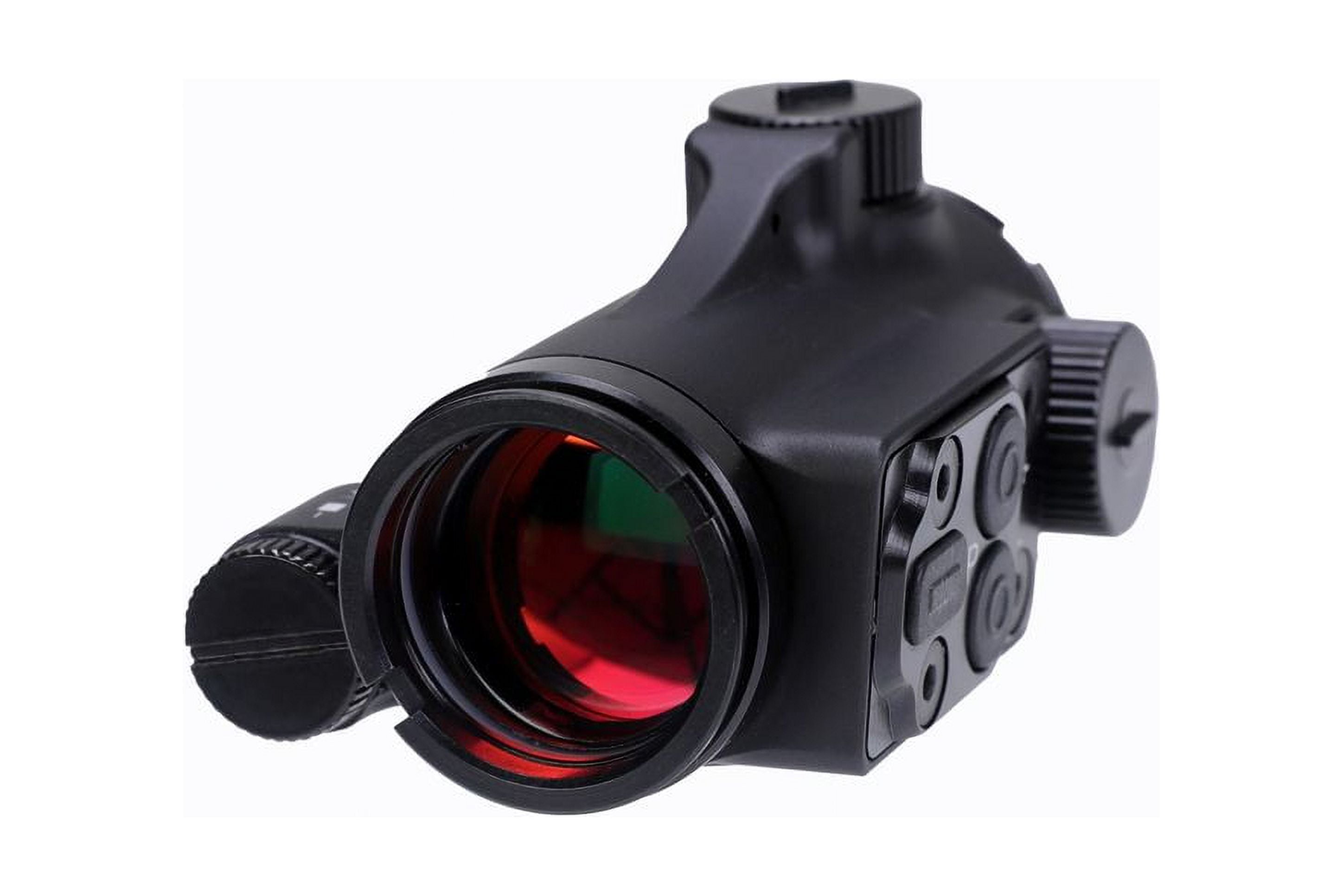 Novus Precision 1X22mm 2MOA Micro Red Dot Sight MDS3, Black w/ Risers ...