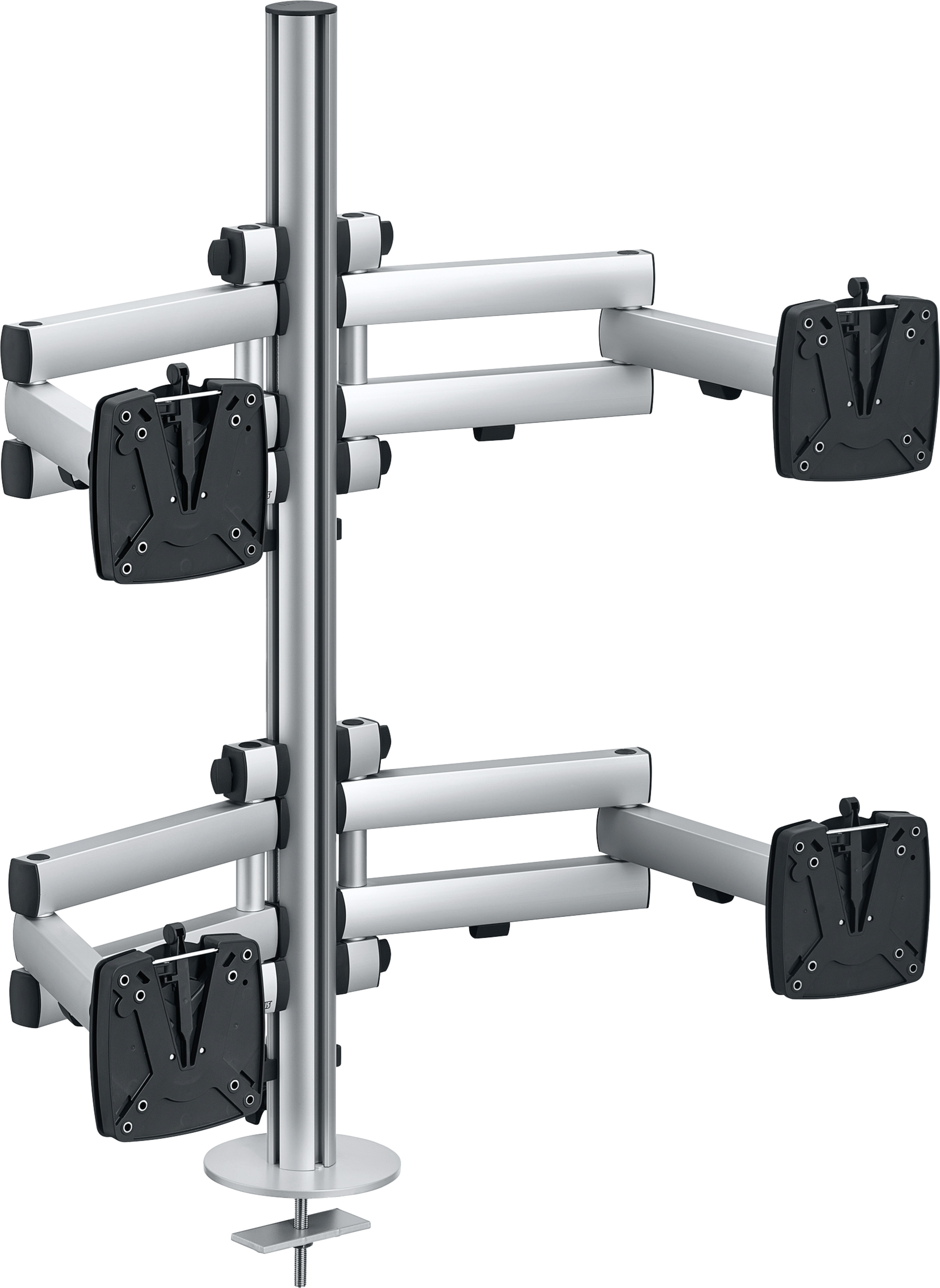 Novus TSS Quattro Monitor Arm Set, Fully Adjustable, Drill Screw Mount ...