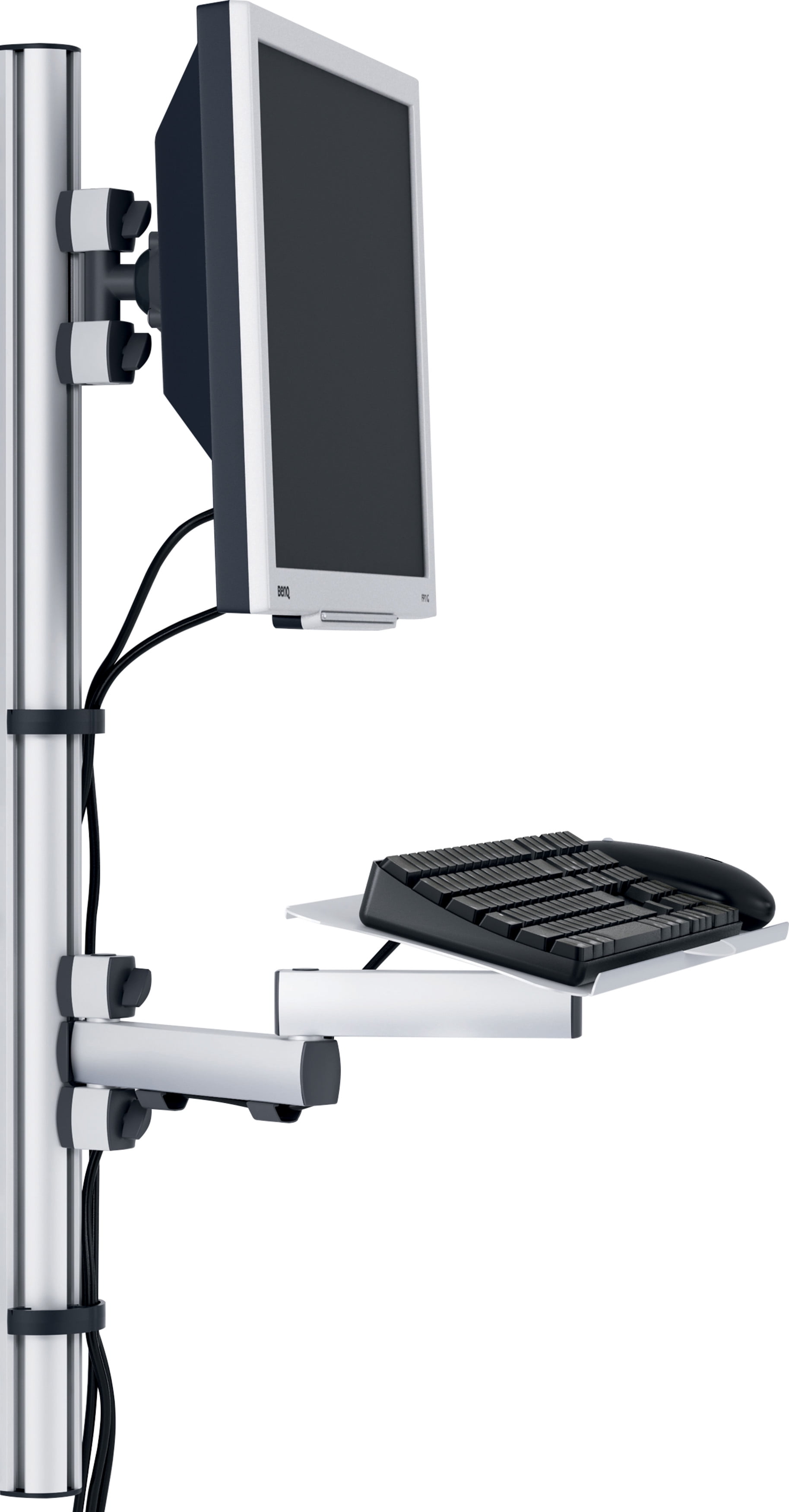 Novus Wall Station Set, Includes a TSS Monitor Arm and Keyboard Holder ...