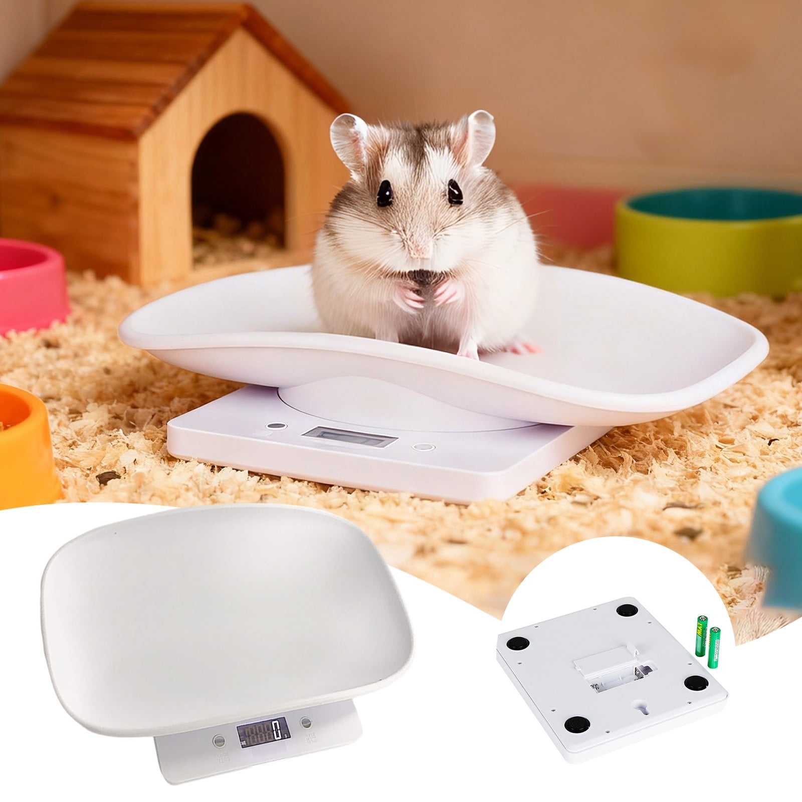 Novvia Mini Digital Scale For Small Animals And Birds Portable ...