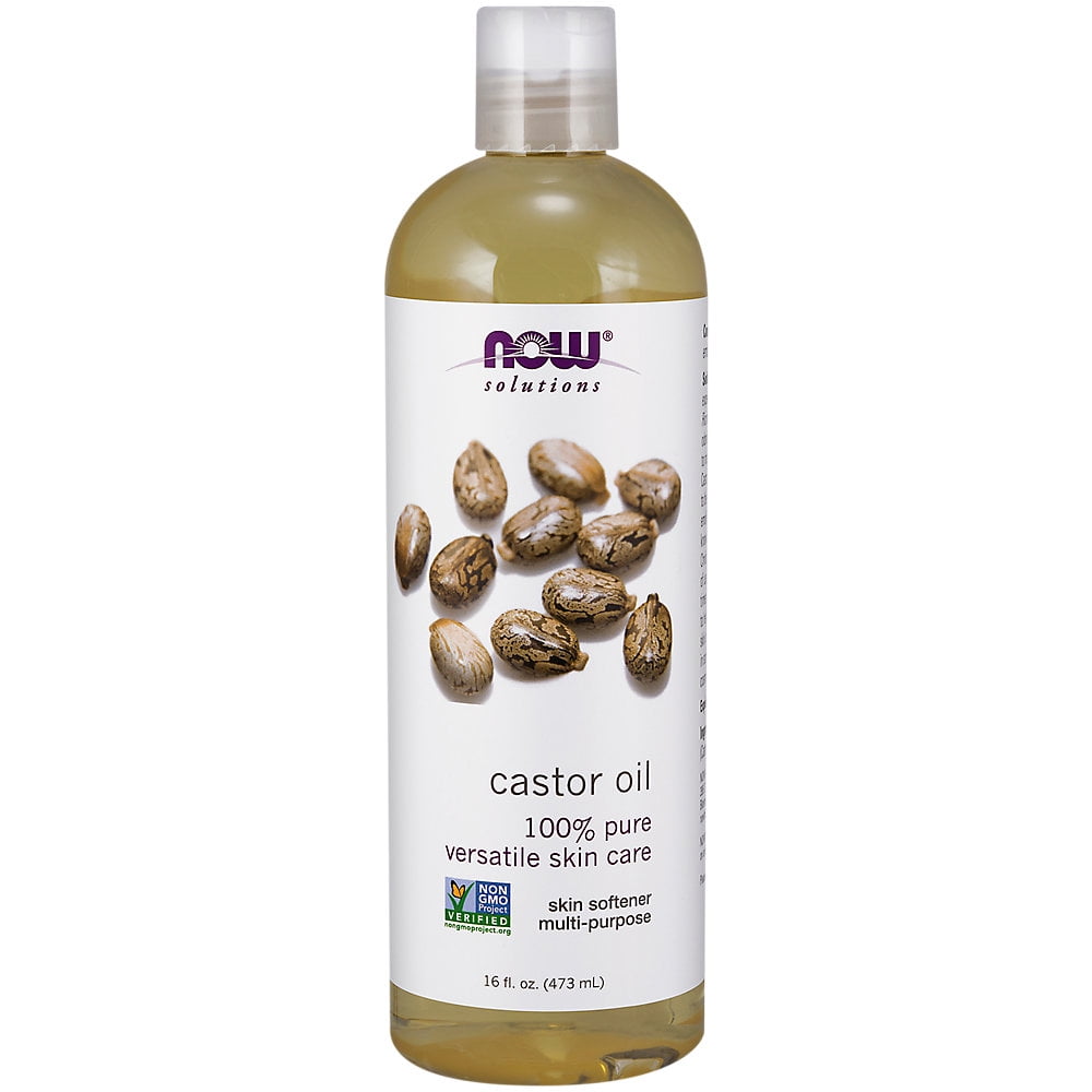 Now, 100% Pure Castor Oil for Skincare, 16 oz - Walmart.com