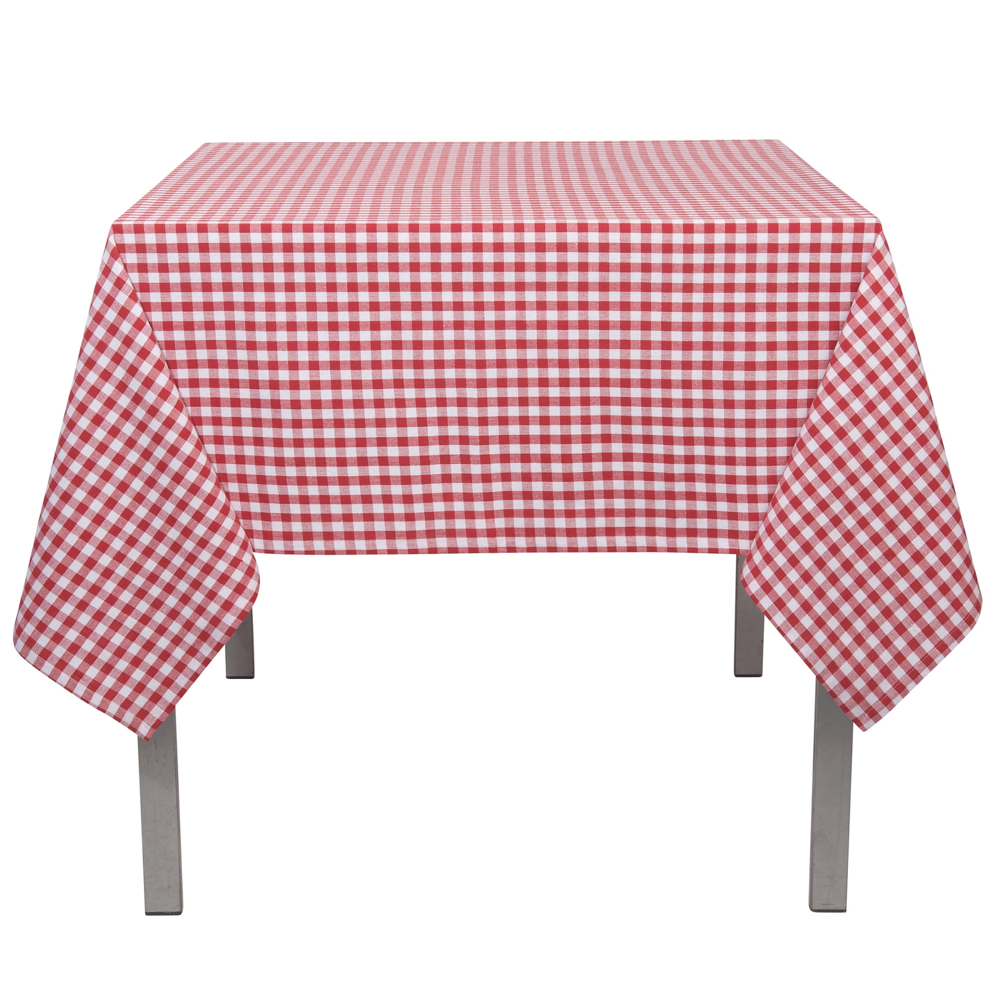 Now Designs Red Gingham Tablecloth, 60 x 60inch - Walmart.com