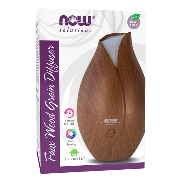 Now Essential Oils, Ultrasonic Faux Wood Aromatherapy Oil Diffuser ...