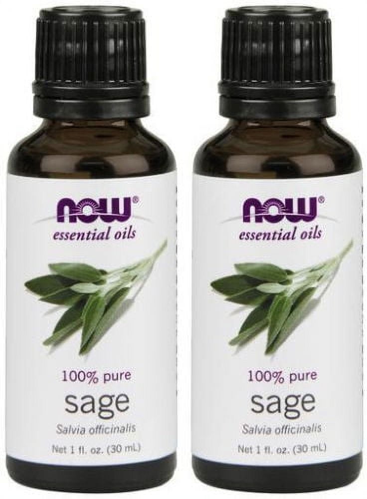 Now Foods - 1 fl oz Sage Oil (Pack of 2) - Walmart.com