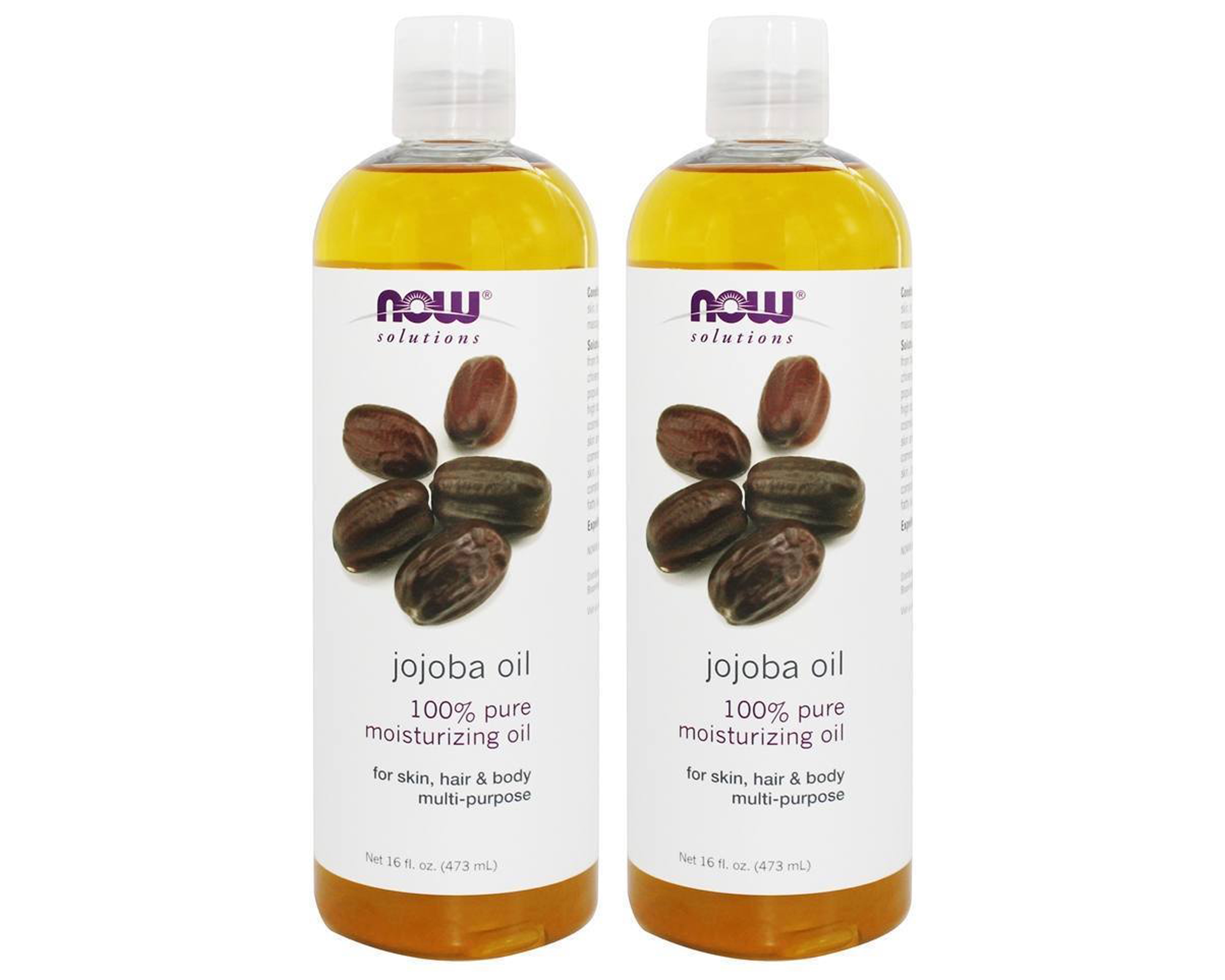 Now Foods - 16 fl oz Jojoba Oil (Pack of 2) - Walmart.com