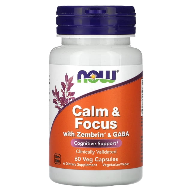 Now Foods Calm & Focus | Vitamin formulas for pharmacies - Walmart ...