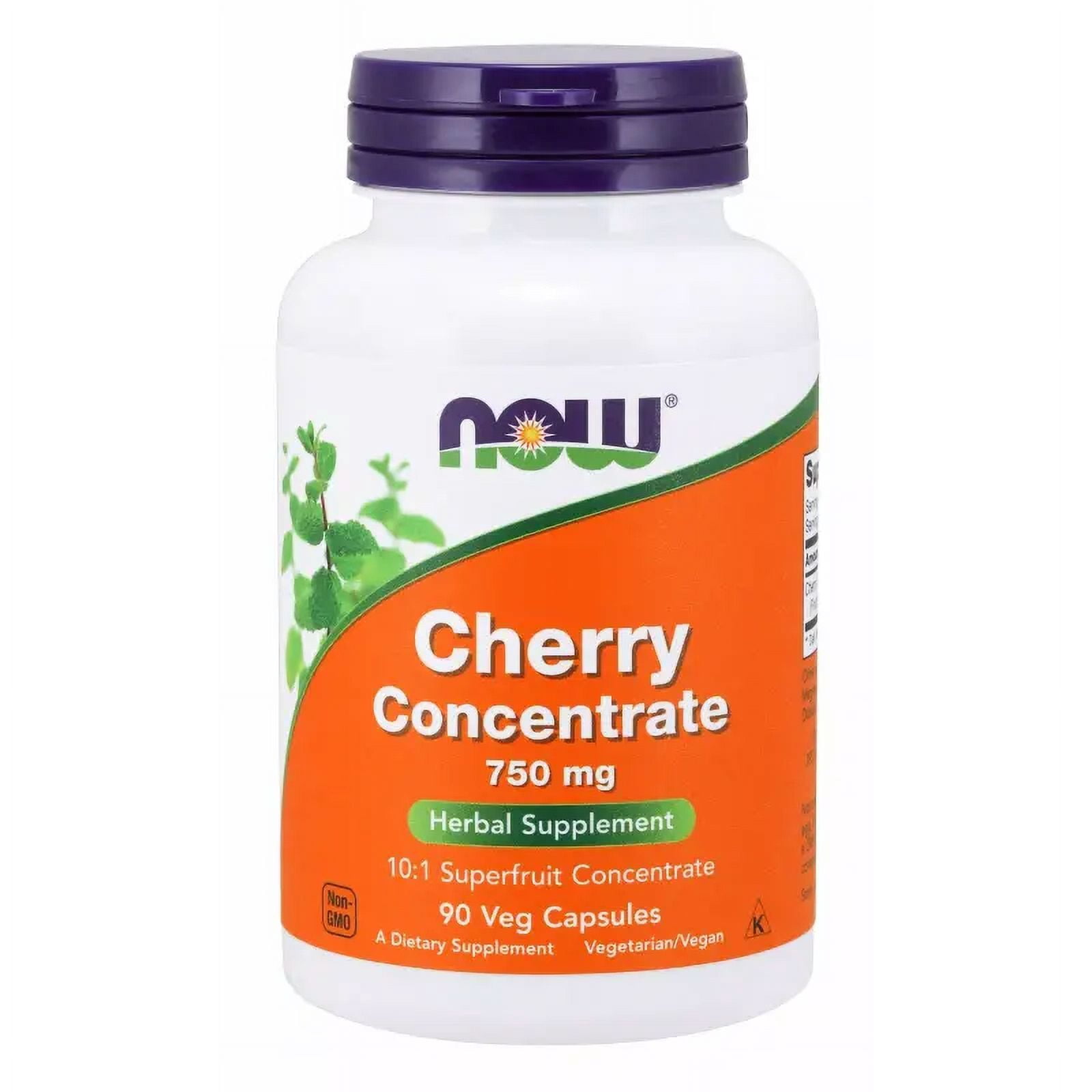 Now_Foods_Cherry_Concentrate,_750_Mg,_90_Veg_Vegetarian_Capsules ...