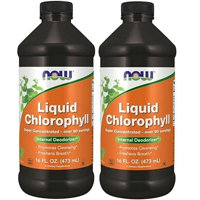 Now Foods Chlorophyll & Mint, 16 OZ LIQUID (Pack of 2) - Walmart.com
