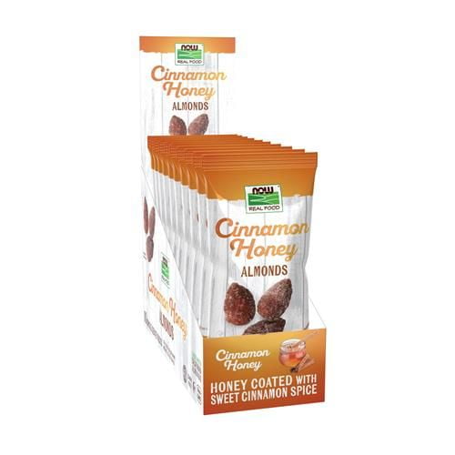 Now Foods, Cinnamon Honey Coated Almonds, Crafted In Small Batches, 10 ...