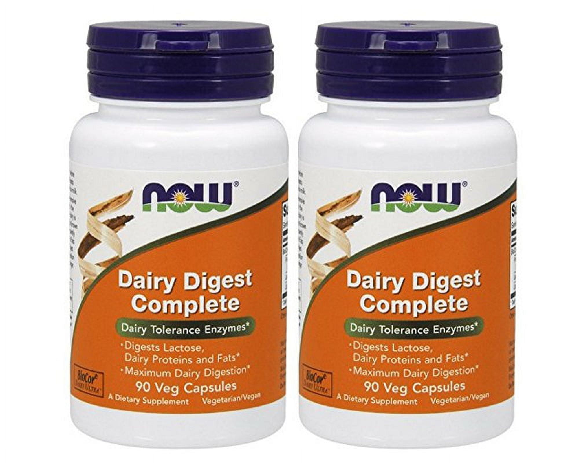 Now Foods - Advanced Formula Digestive Enzymes Dairy Digest Complete ...